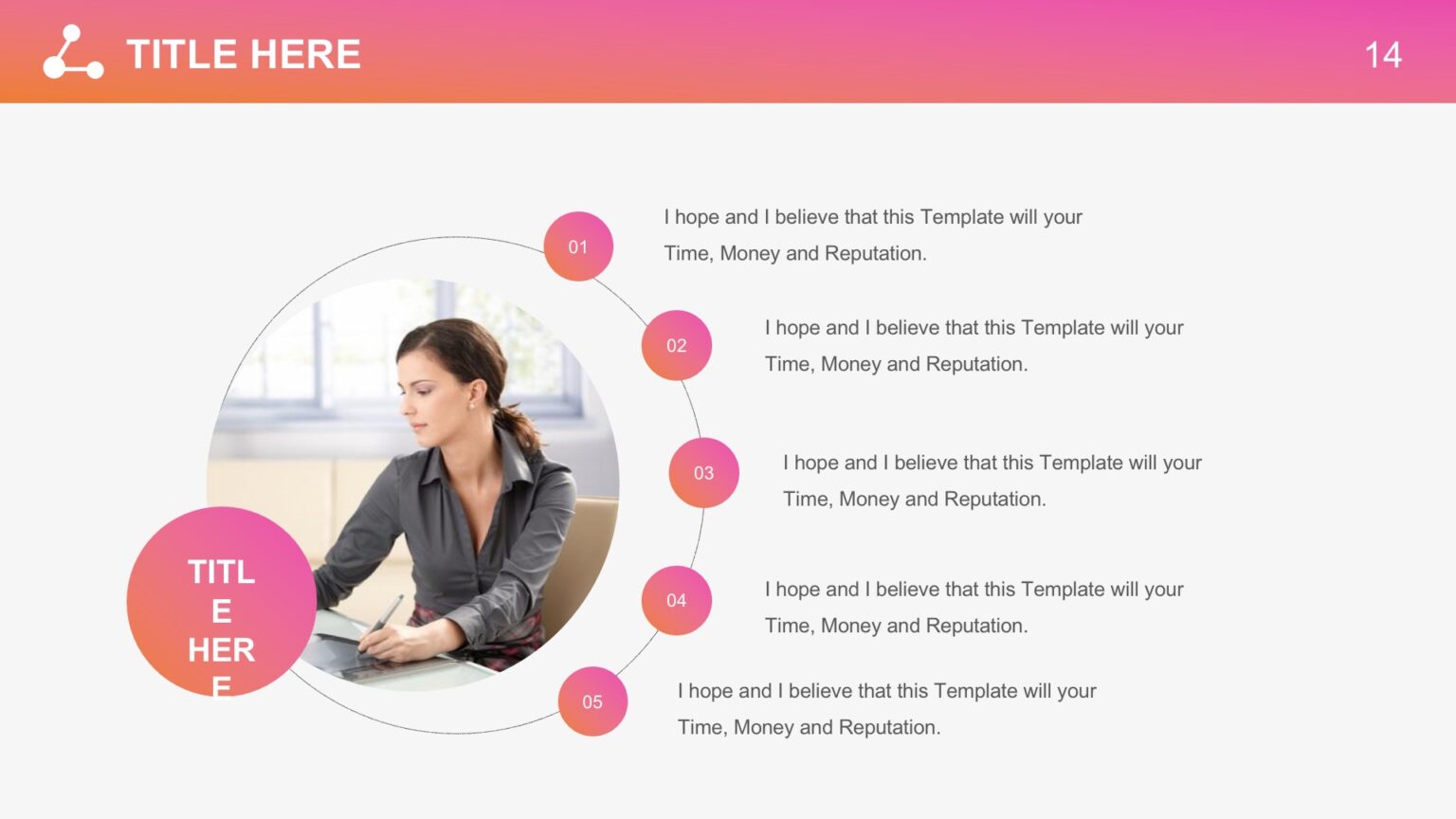 Sales Studio Powerpoint Templates - Business & Finance, Fuchsia ...