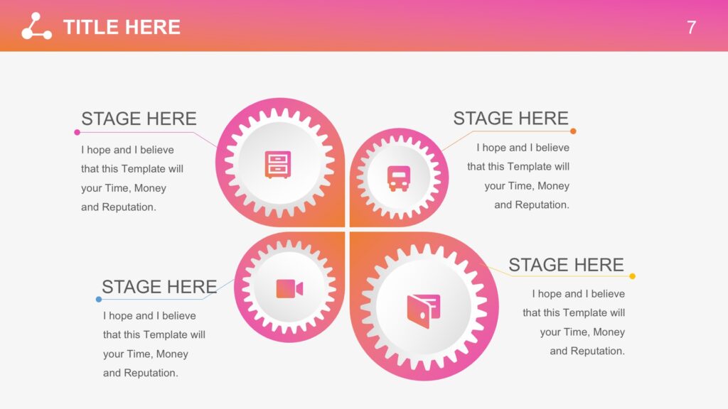 Sales Studio Powerpoint Templates - Business & Finance, Fuchsia ...