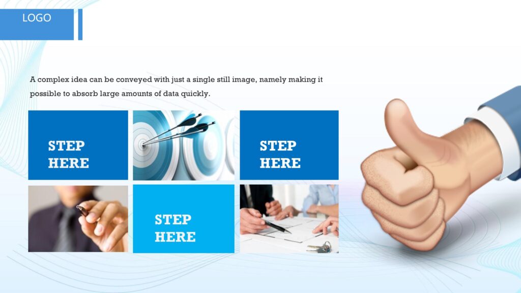 Work Summary Powerpoint Templates - Blue, Business & Finance, Editorial ...