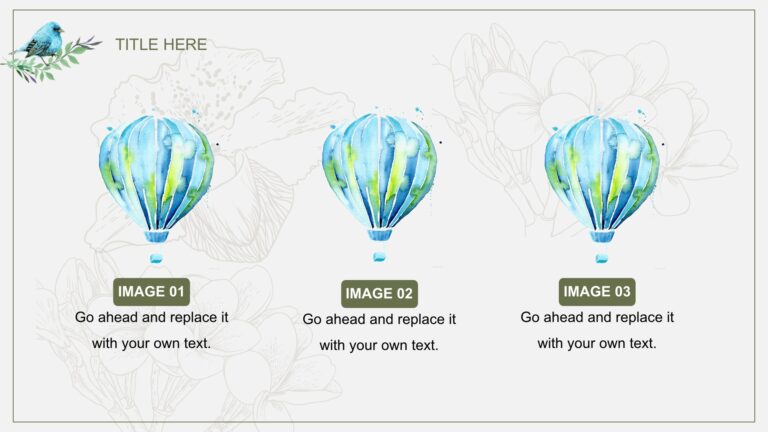 Bouquet of Flowers Powerpoint Templates - Flowers Backgrounds