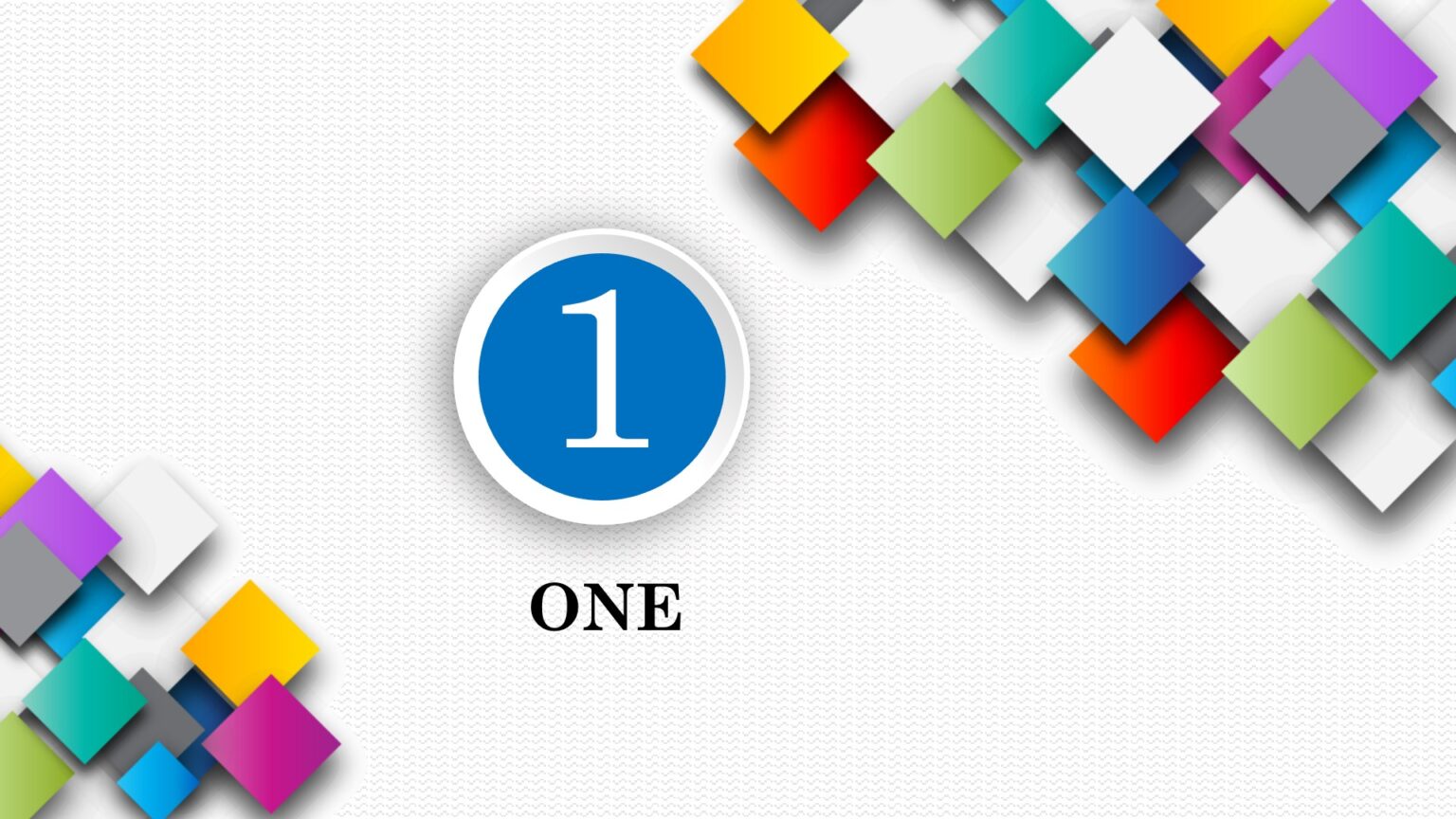 Simple Square Slides Powerpoint Templates - 3D Graphics, Abstract ...