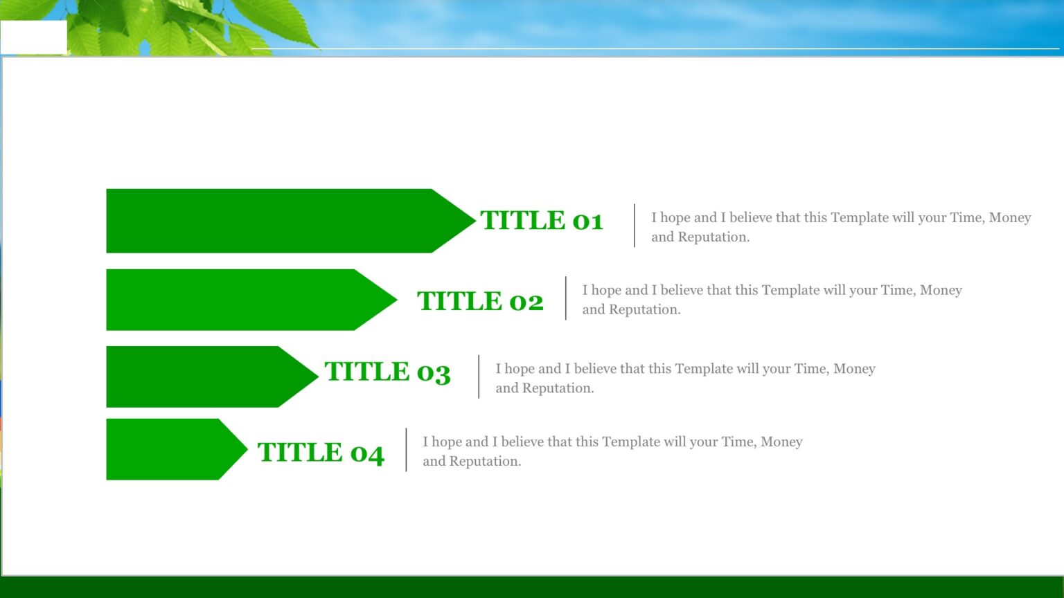 Green Agriculture Powerpoint Templates - Green, Nature Backgrounds