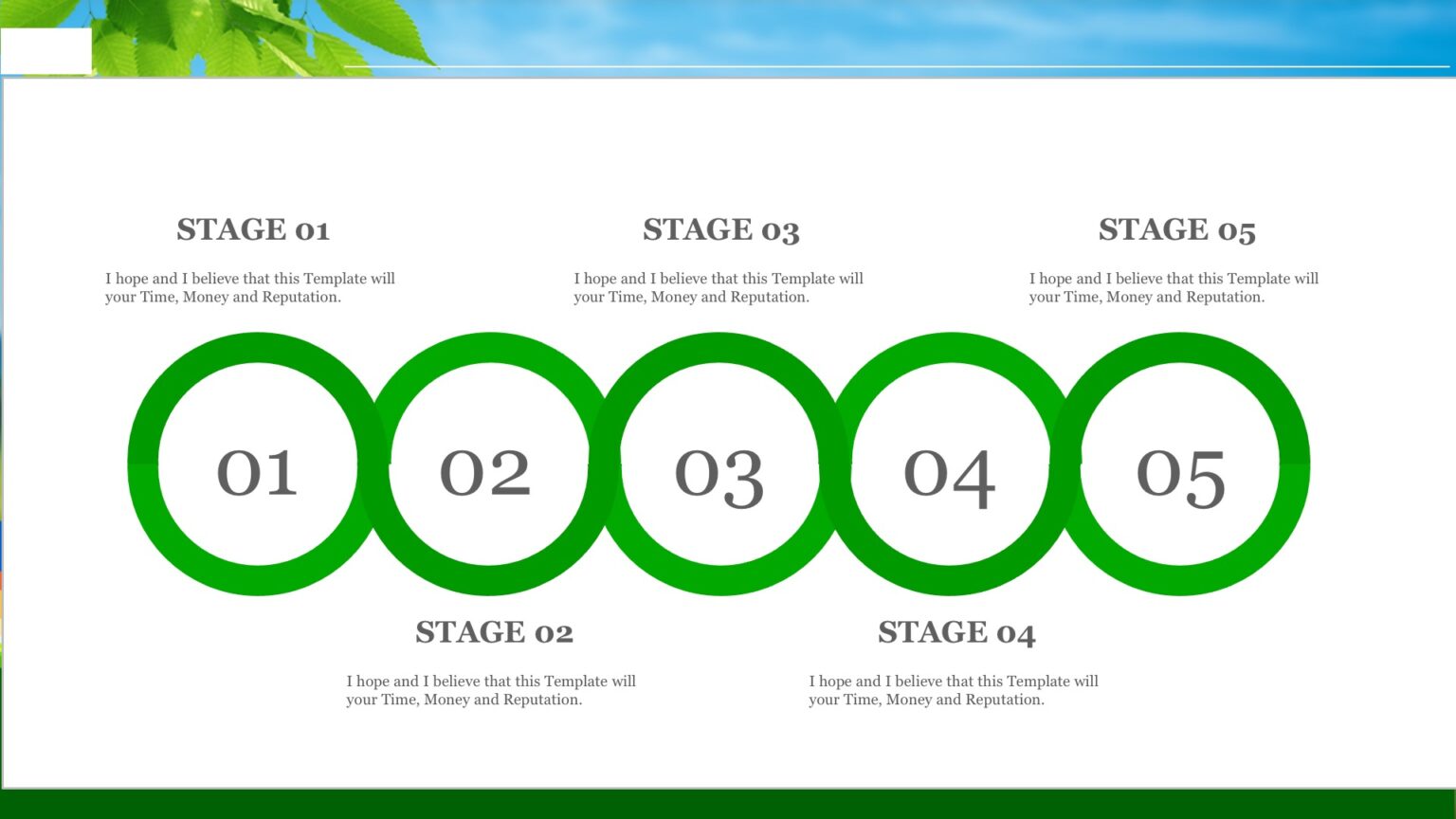 Green Agriculture Powerpoint Templates - Green, Nature Backgrounds