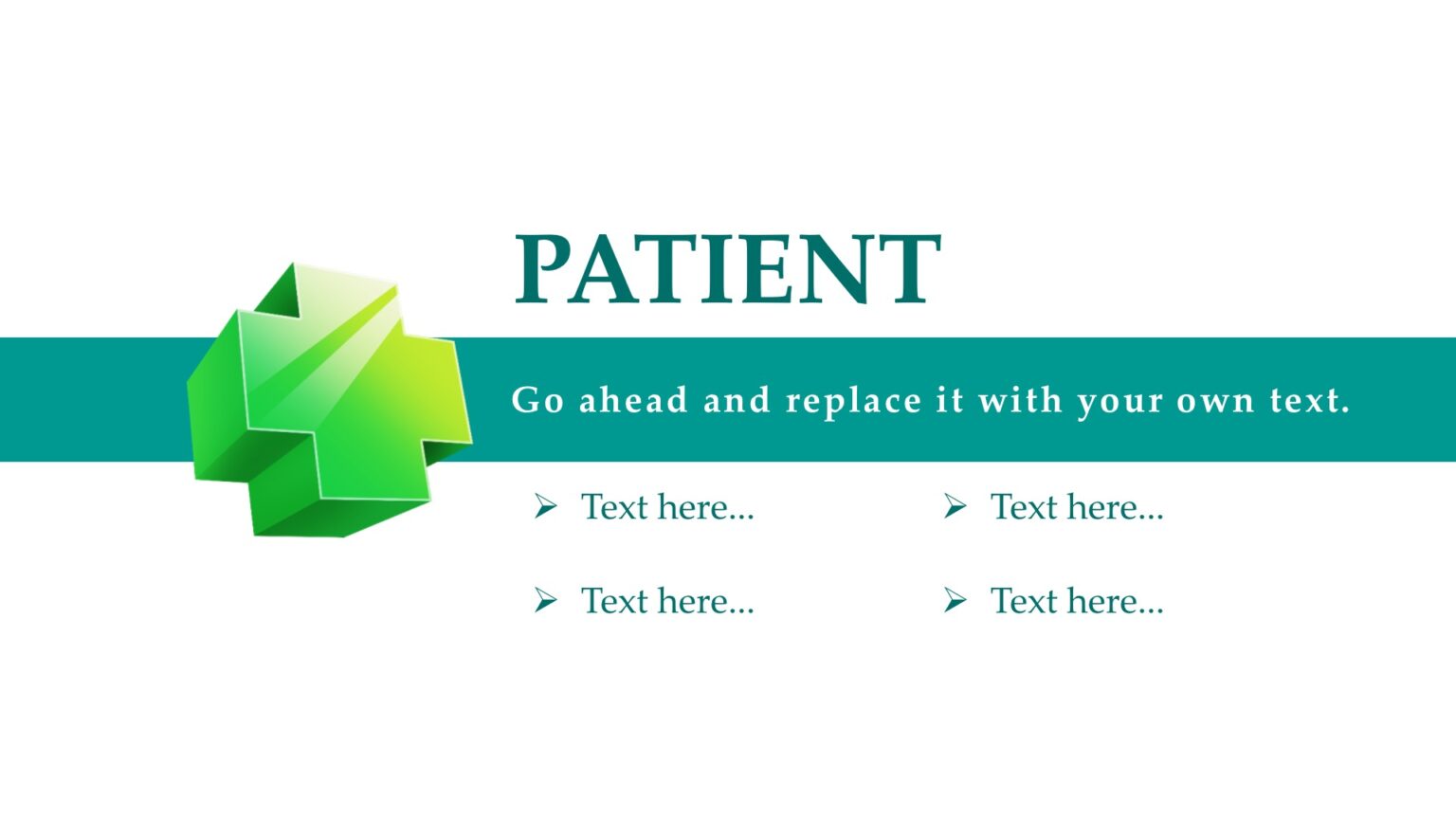 Medical Plan Powerpoint Templates - Green, Healthcare & Medical Backgrounds