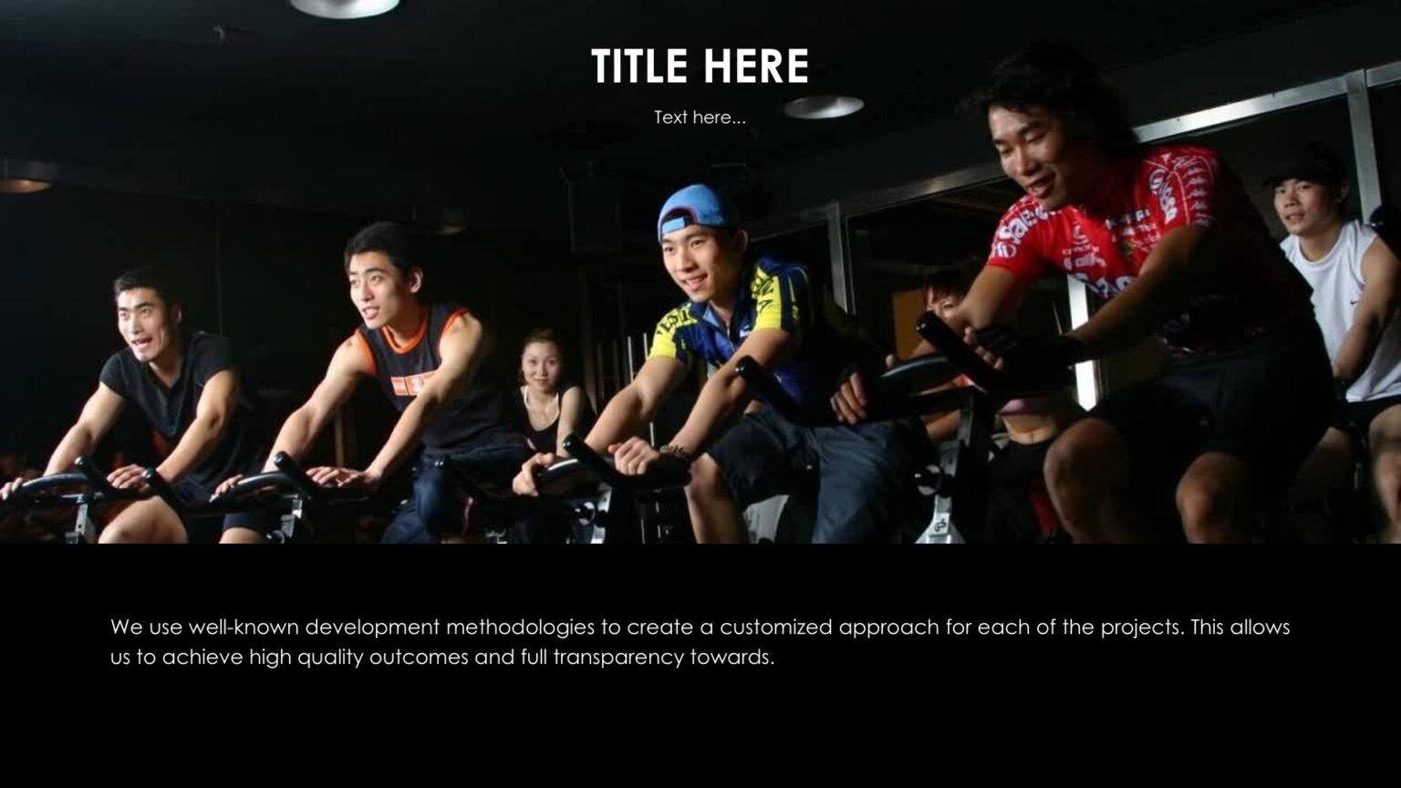 Fitness Sport Powerpoint Templates - Black, Sports Backgrounds