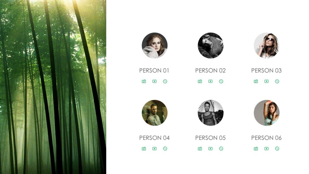Green Life Presentation Powerpoint Templates - Green, Nature Backgrounds