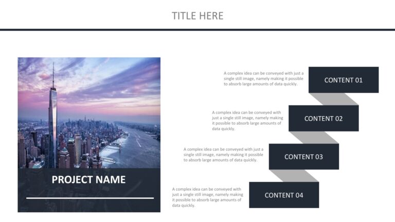 Holding Corporation Powerpoint Templates - 3D Graphics, Buildings ...