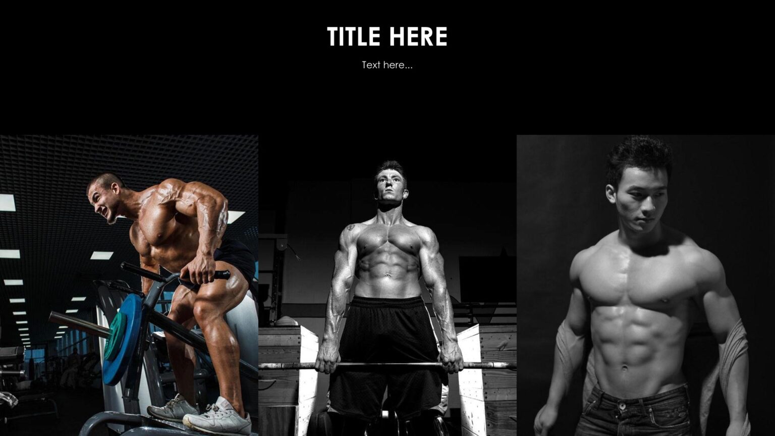 Fitness Sport Powerpoint Templates - Black, Sports Backgrounds