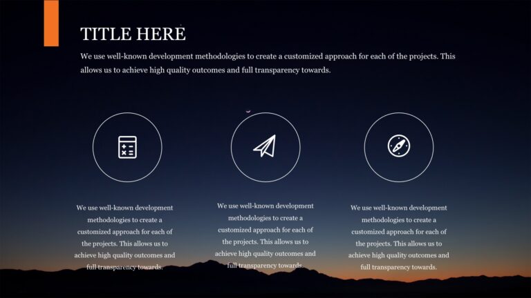 General Business Powerpoint Templates - Black, Buildings & Landmarks ...