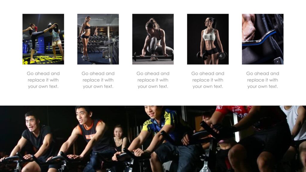 Fitness Sport Powerpoint Templates - Black, Sports Backgrounds