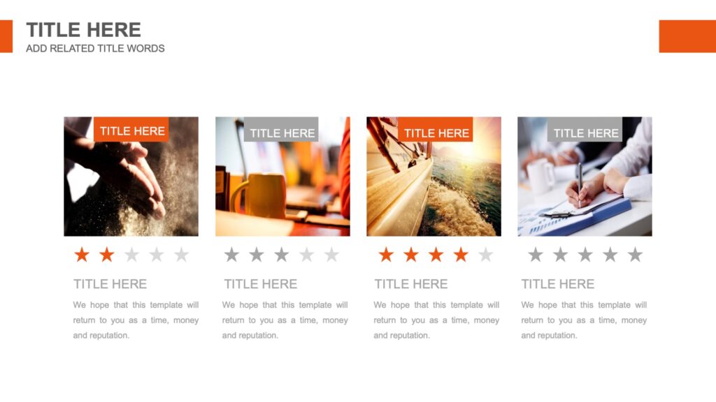 Bank Data Report Powerpoint Templates - Google Slides, Orange, White ...
