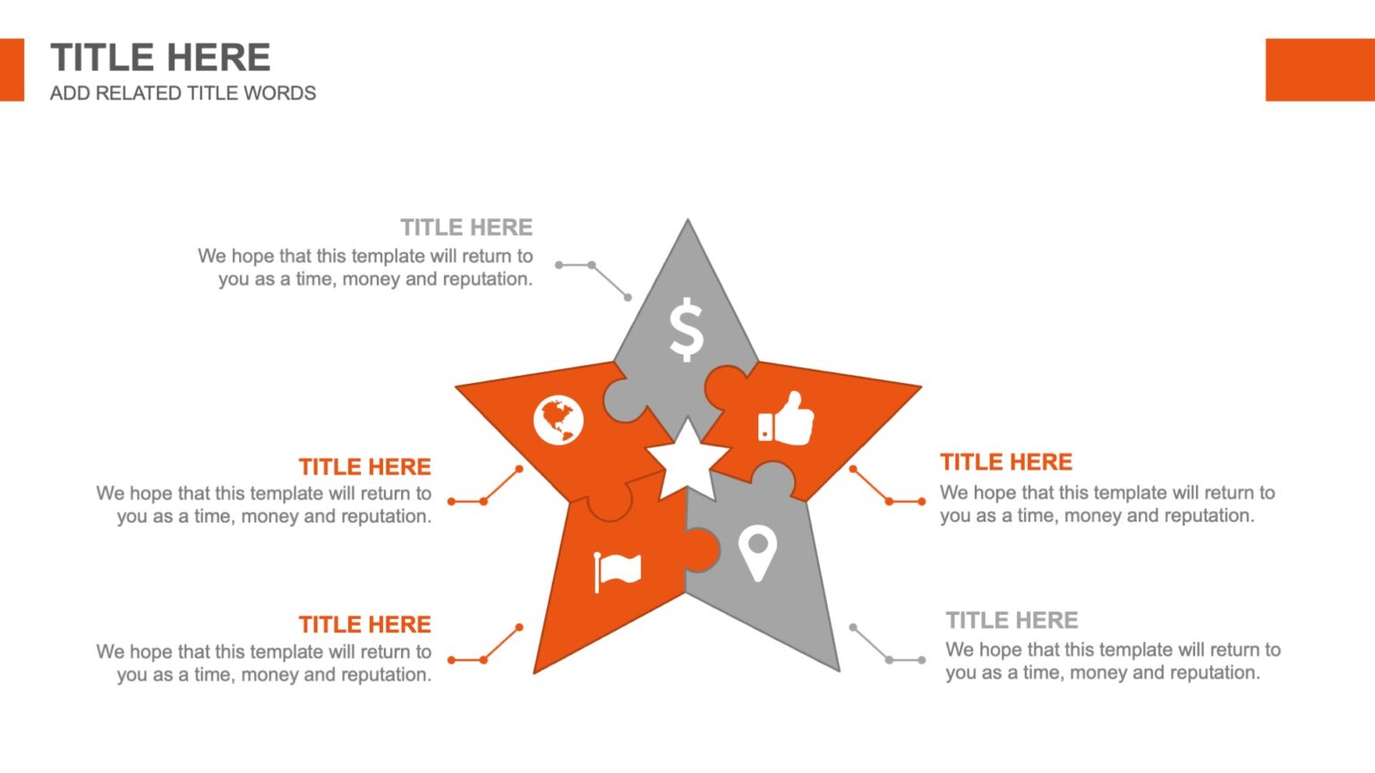 Bank Data Report Powerpoint Templates - Google Slides, Orange, White ...