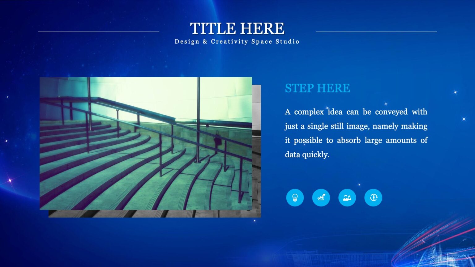 Creativity Space Studio Powerpoint Templates - Arts, Blue, Science ...