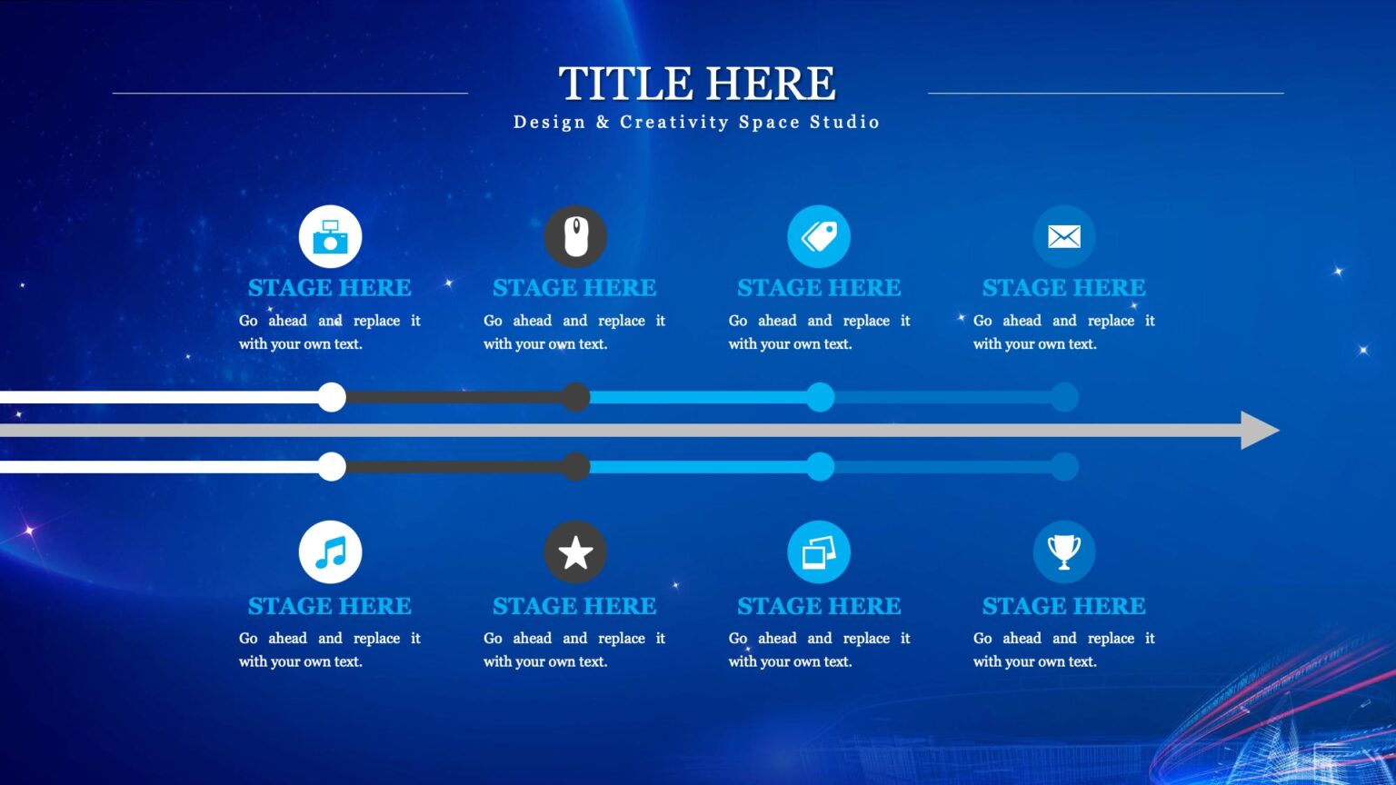 Creativity Space Studio Powerpoint Templates - Arts, Blue, Science ...