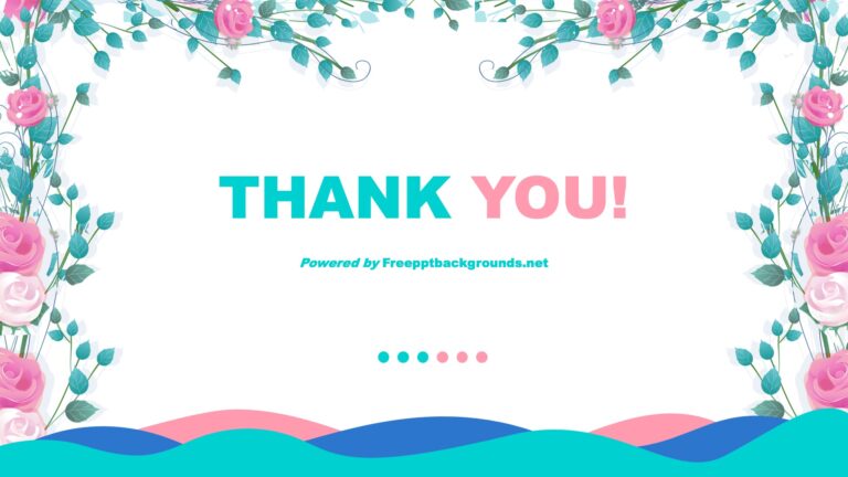 Green Pink Flower Powerpoint Templates - Flowers, Fuchsia / Magenta ...