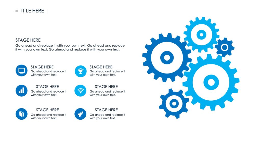 International Construction Powerpoint Templates - Blue, Buildings ...