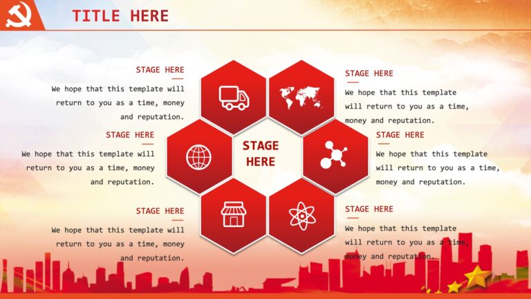 Red Communism Powerpoint Templates - Editorial, Flags, Red, Religious ...