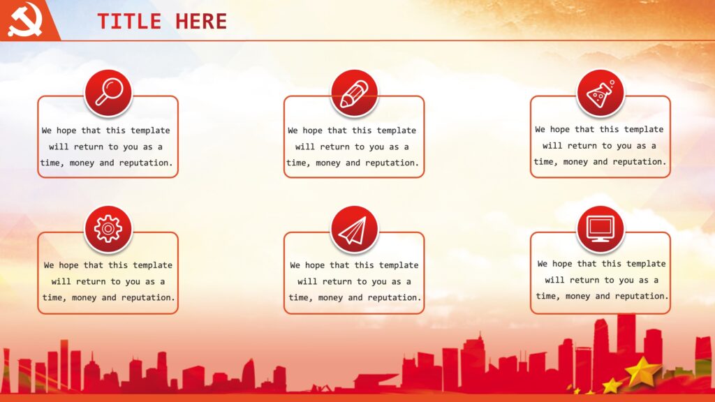 Red Communism Powerpoint Templates - Editorial, Flags, Red, Religious ...