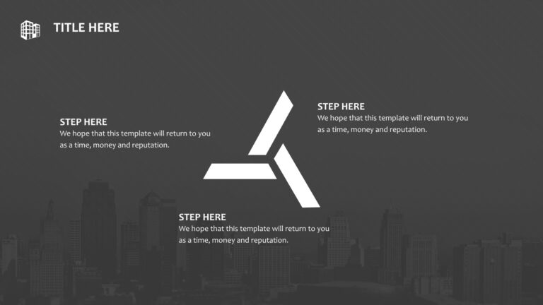 Town Planning Powerpoint Templates - Black, Buildings & Landmarks ...